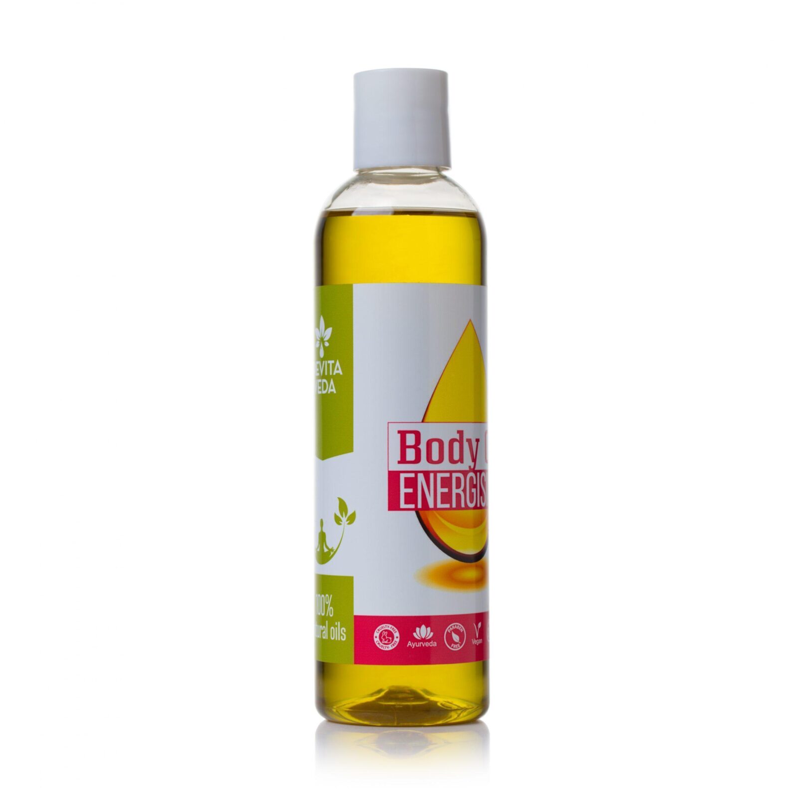 Body Oil Energising & Metabolism booster & Muscle tone relief - Revita Veda