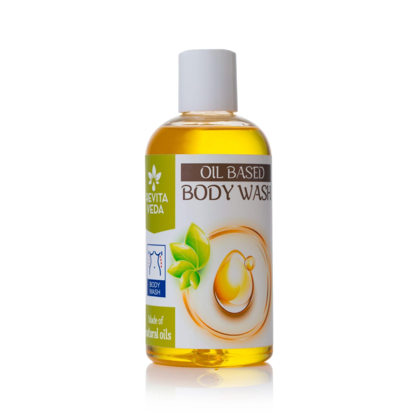 Organic Oil Based Body Wash | caring shower oil - Revita Veda